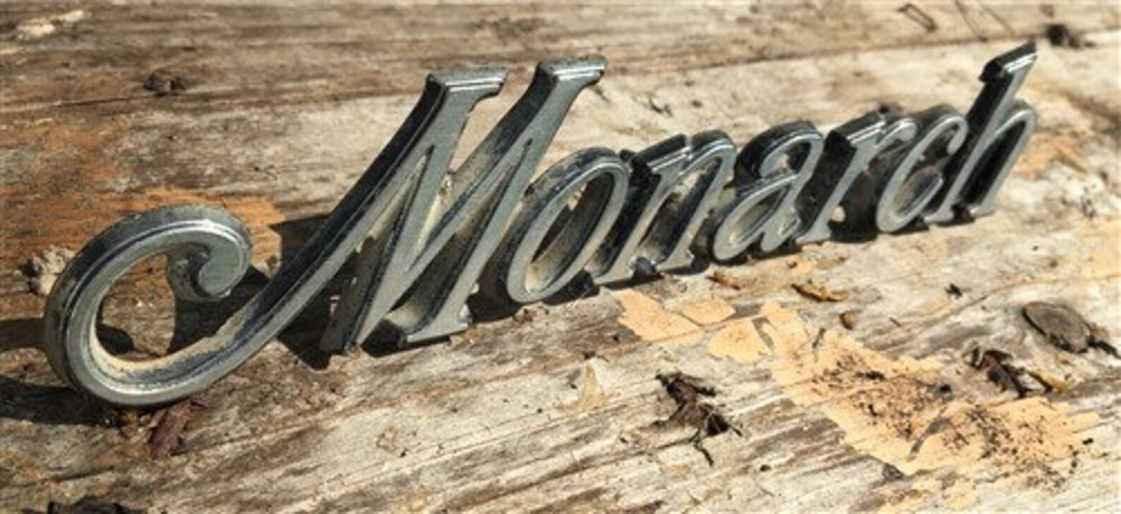 1975 Ford Mercury Monarch Script Emblem, D54B-6B114A Badge, Vintage ...