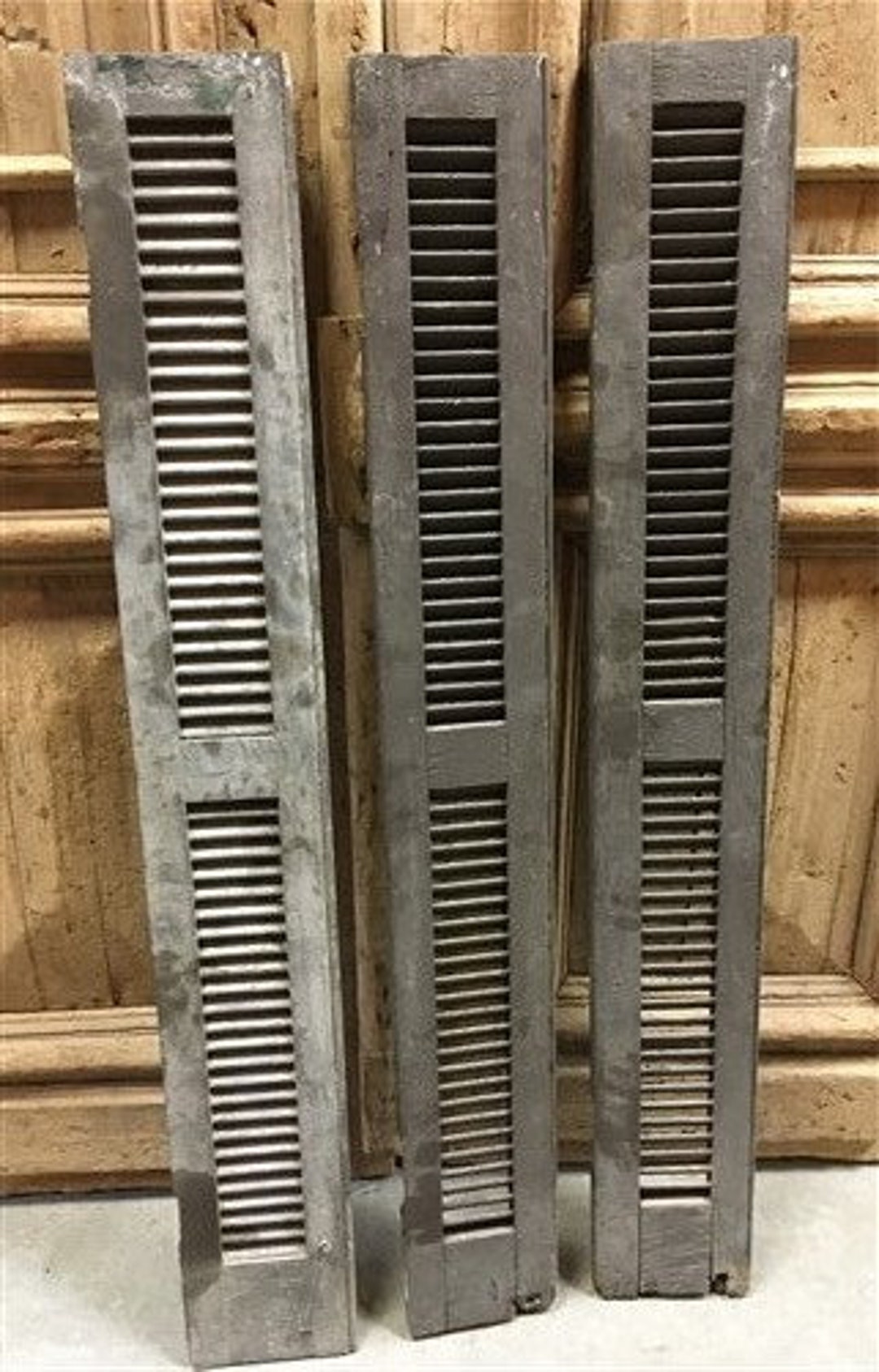 Wood Shutters Lot Victorian Window Louver Plantation Door Mission ...