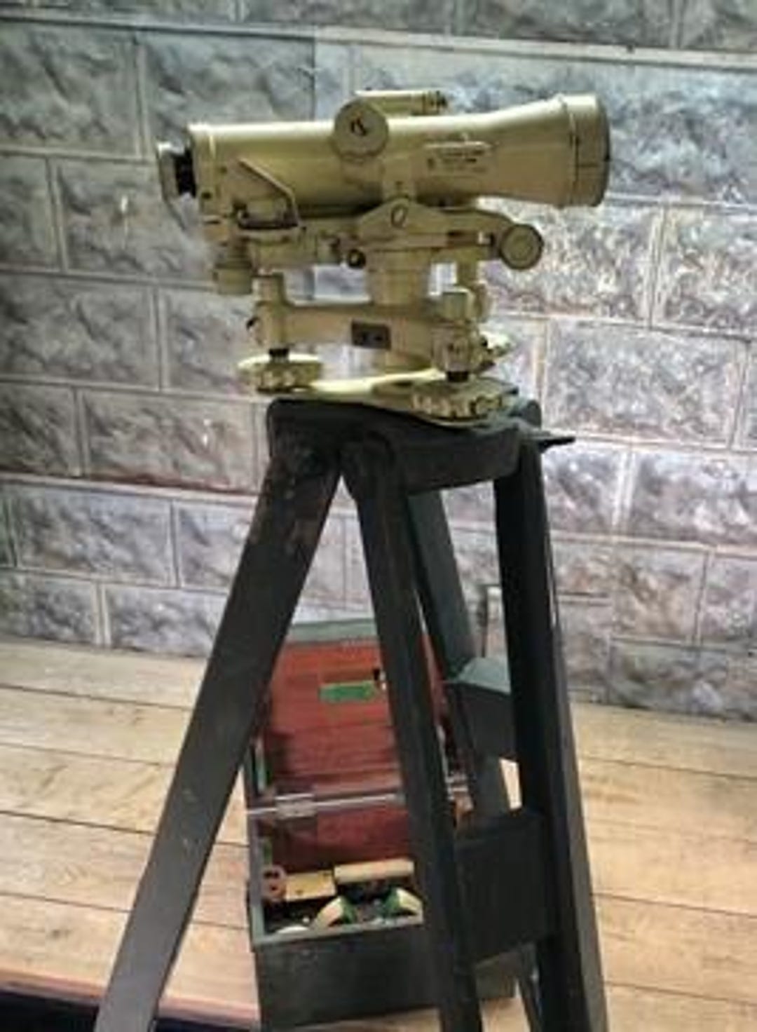 CL Berger & Sons Boston Mass ML1084 Surveyors Transit Level Scope ...