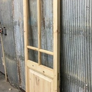 French Single Door 30x80.5 6 Pane Glass European Styled Door FM - Etsy