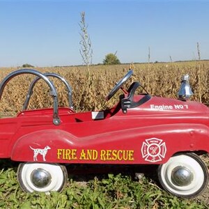 Pacific Cycle Instep Fire & Rescue Engine No 7, Toy Pedal Fire Truck ...
