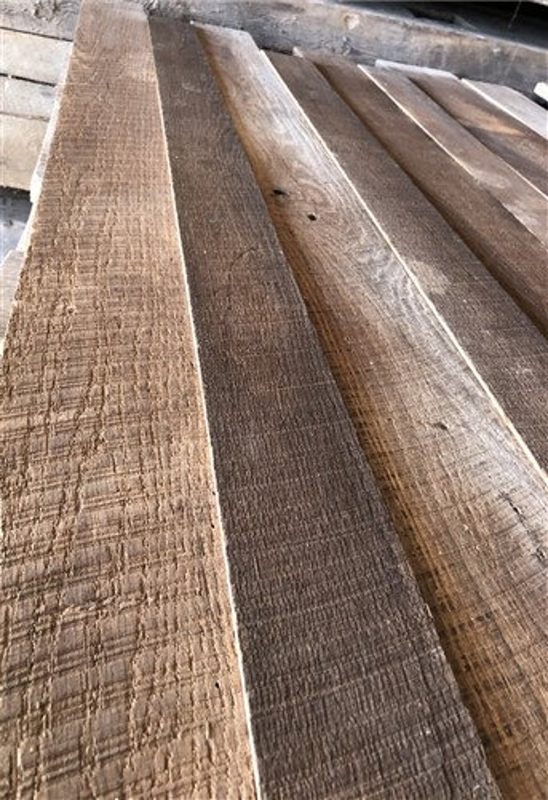 1 by Reclaimed Oak Barn Wood Boards Solid Oak Lumber Planks - Etsy