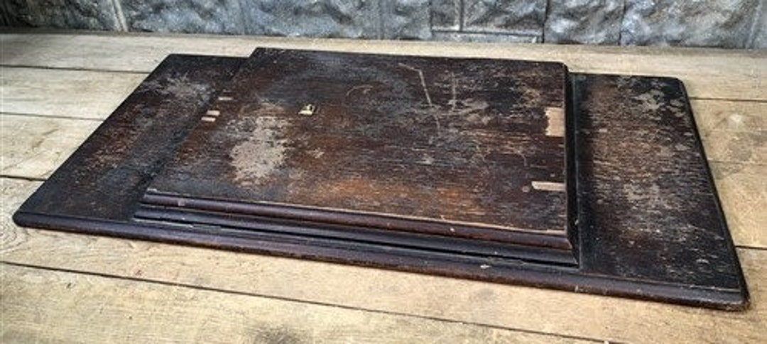 Singer Wood Table Top, Treadle Sewing Machine Base, Cabinet Part ...