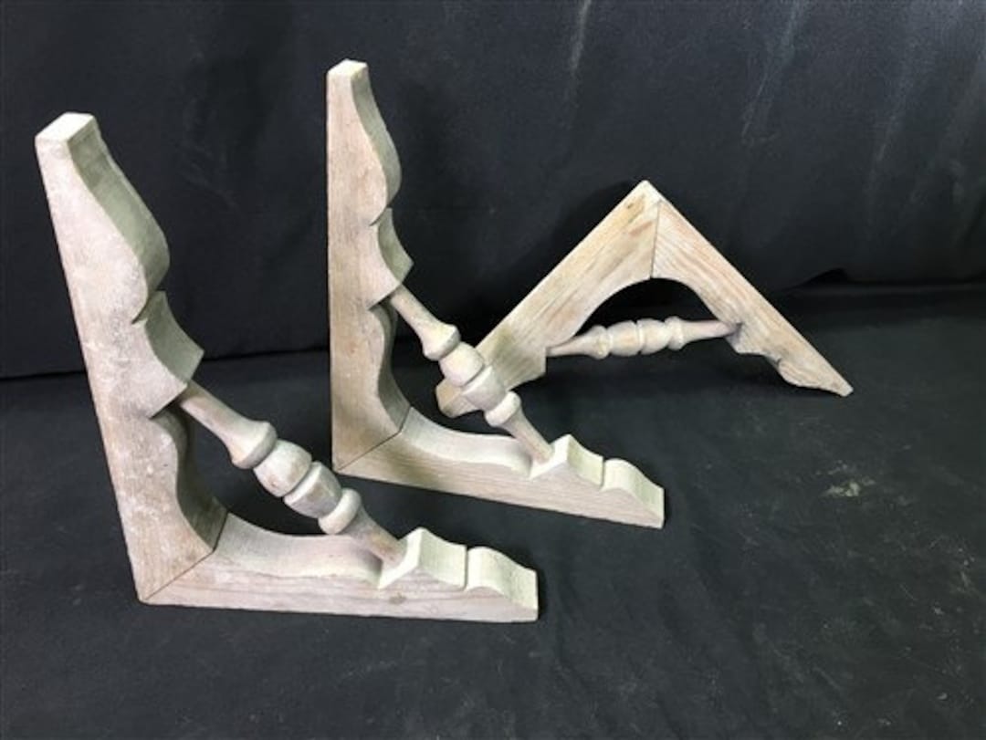 3 Wood Architectural Salvage Corbels Reclaimed Porch Post House Trim ...