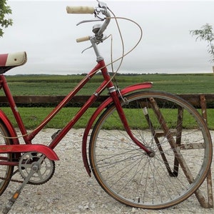 1970s Triumph Raleigh Bicycle, Serial # 124641, Vintage Step Through ...