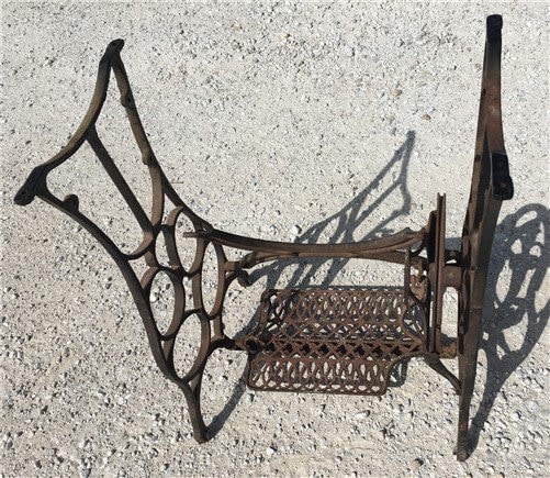 Treadle Sewing Machine Cast Iron Base Industrial Age Singer - Etsy