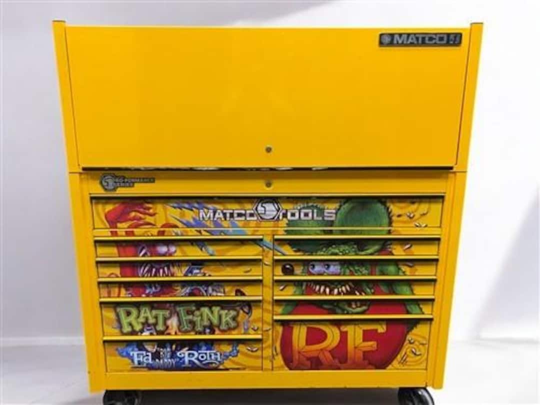 Matco 4S Series Rat Fink Edition Rolling Toolbox, Top Chest, Commercial ...