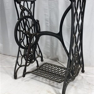 Treadle Sewing Machine, Cast Iron Base, Industrial Age Singer Steampunk ...