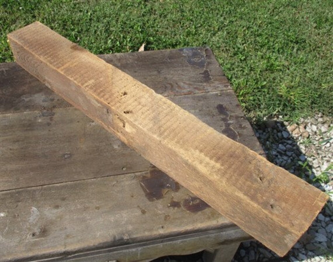 Reclaimed Barn Beam Wood Shelf Architectural Salvage - Etsy