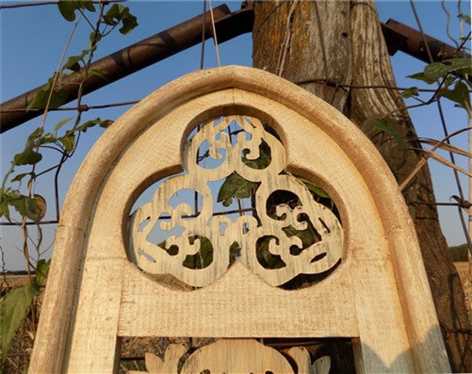 Cathedral Clover Window Frame Gothic Church Fretwork - Etsy