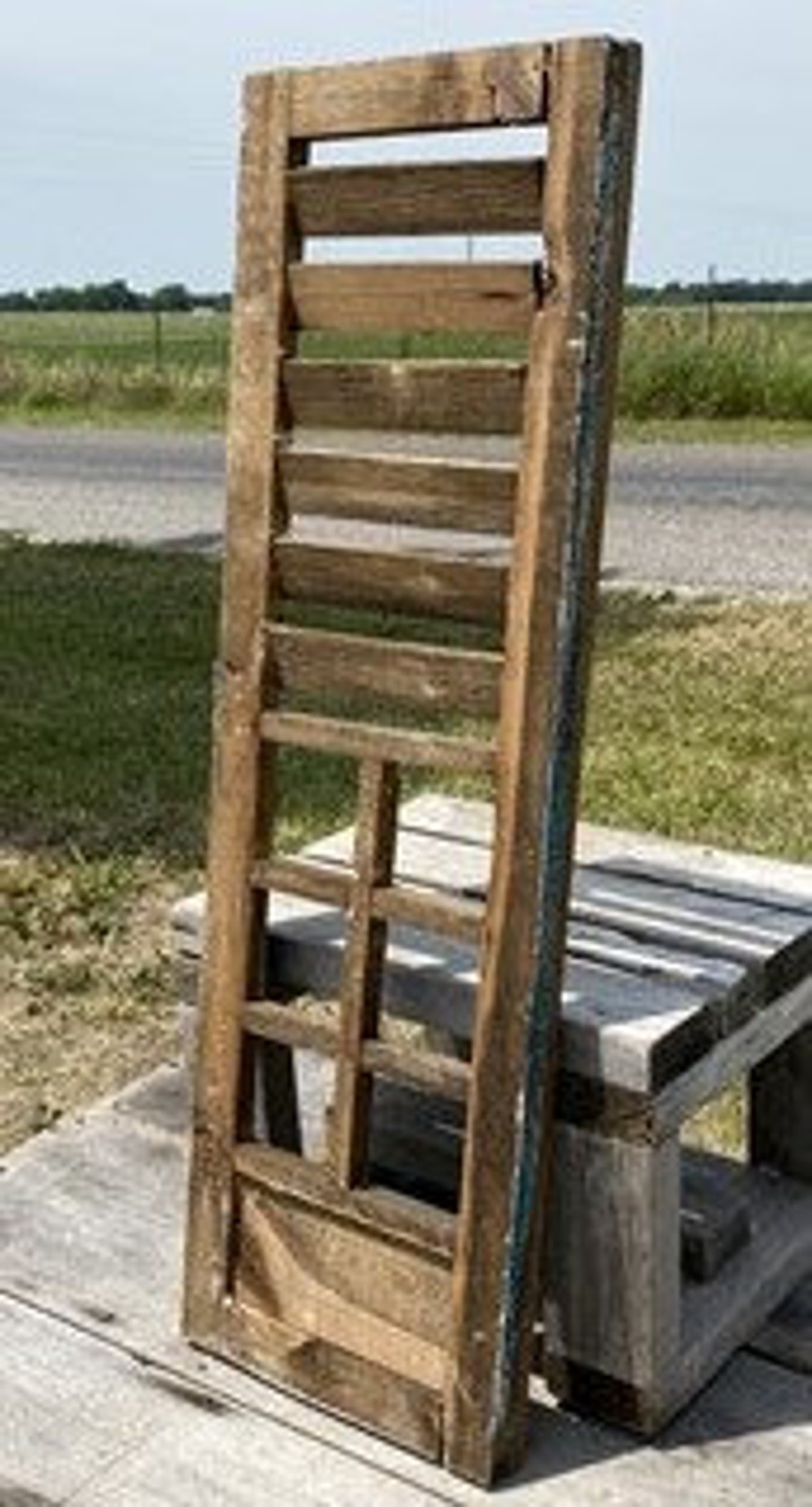 Blue Half Moon Shutter Window Frame Architectural Window - Etsy