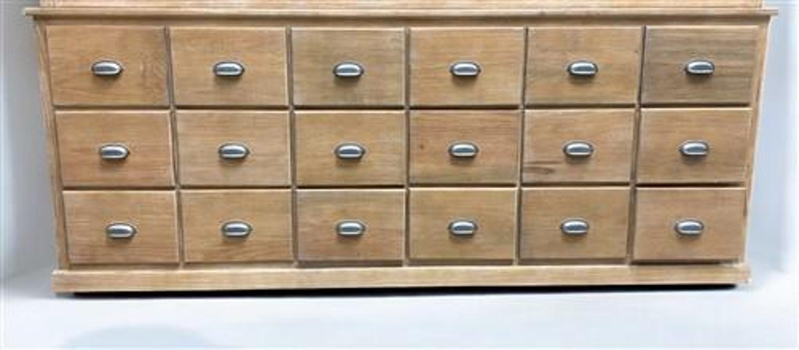Rustic Apothecary Cabinet, Farmhouse Bookcase, Pharmacy Display Hutch ...