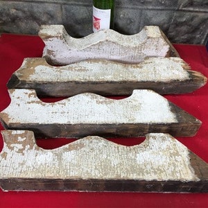 Rustic Wood Porch Post House Trim Chippy White Architectural - Etsy