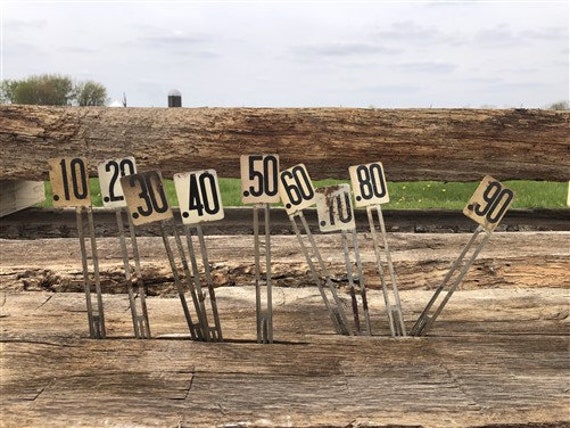 NCR National Cash Register Window Price Display Number Parts | Etsy