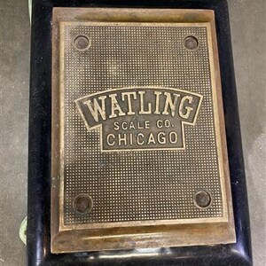 Watling Scale, Coin Scale. Chicago, IL, Porcelain Vintage, Arcade Penny ...