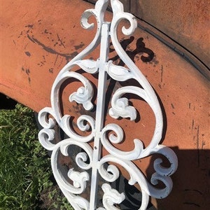 Cast Iron Ornamental Panel, Architectural Salvage, Decorative Metal ...