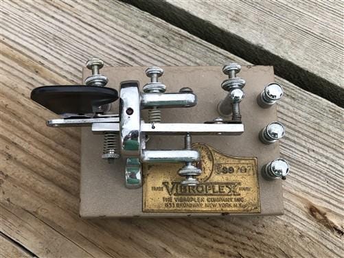 Telegraph Key, Morse Code, Vibrokeyer, Ham Radio, Iambic Paddles ...