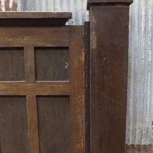 Arts Crafts Catholic Church Altar Rail Gate, Mission Oak Chancel ...