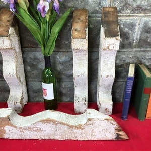 Rustic Wood Porch Post House Trim Chippy White Architectural - Etsy