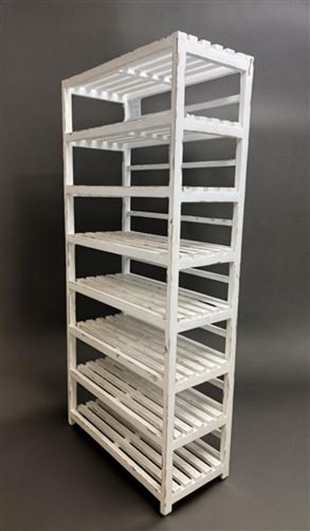 39" Display Rack With Shelves, Bread Rack, Shelving Unit, Wooden Bakery ...