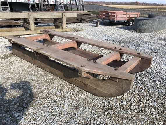 Bob Sled Sleigh Vintage Horse Drawn Wagon Buggy Logging | Etsy