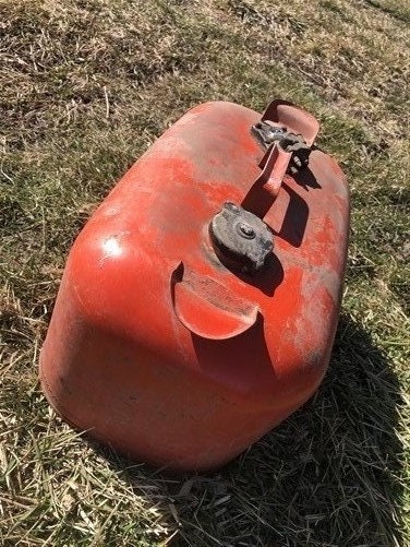 6 Gallon OMC Gasoline Gas Fuel Tank, Vintage Outboard Boat Motor Gas ...