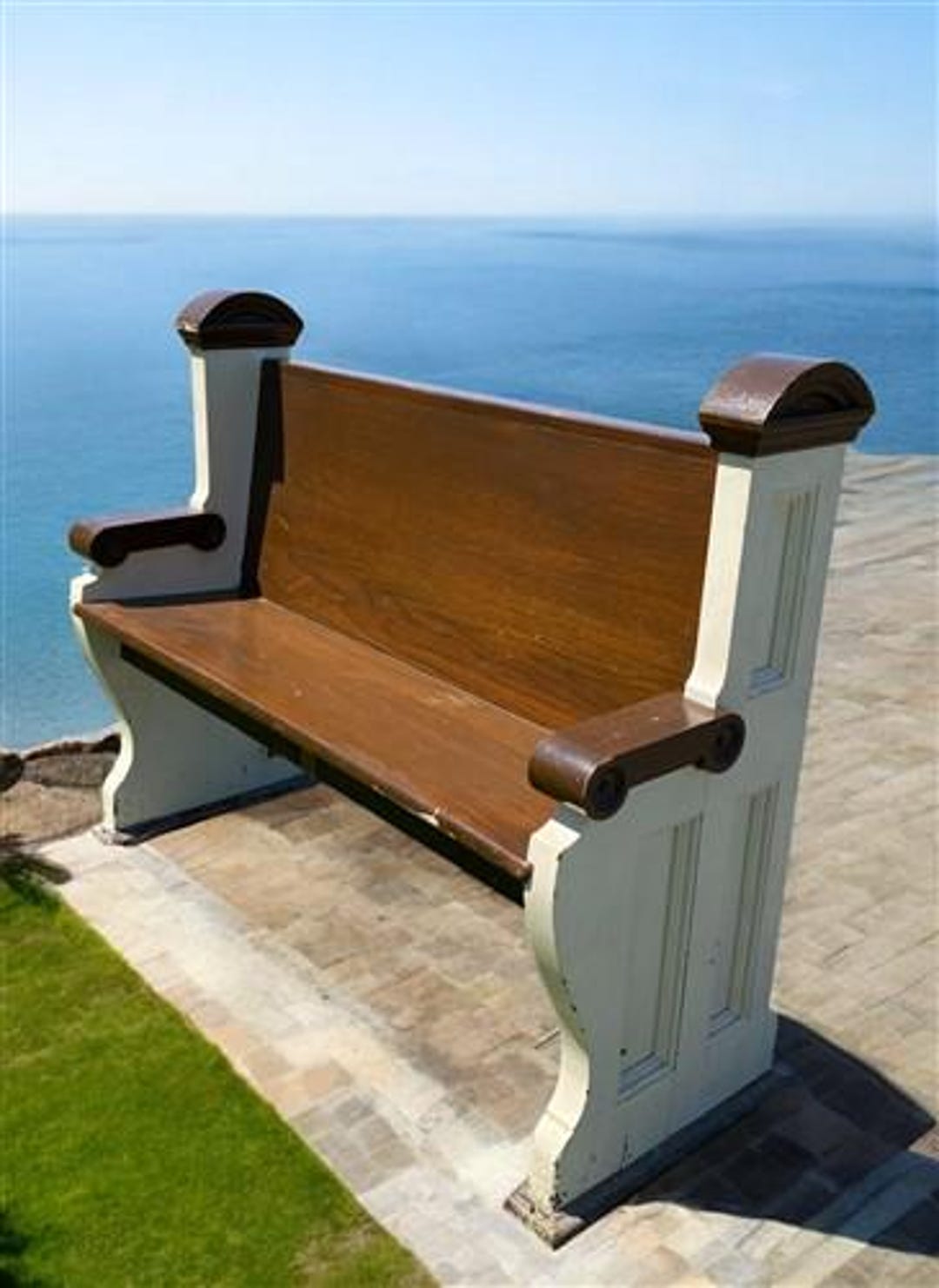 Vintage Wooden Church Pew, Porch Bench, Entry Foyer Bench, Dining ...