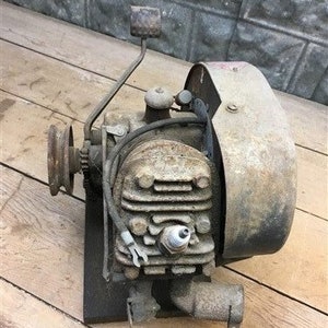 1928 Iron Horse Washing Machine Motor, Vintage Hit and Miss Gas Engine ...