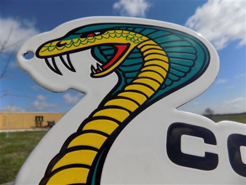 Cobra Jet Sign Metal Porcelain Sign Advertising Sign Ford - Etsy