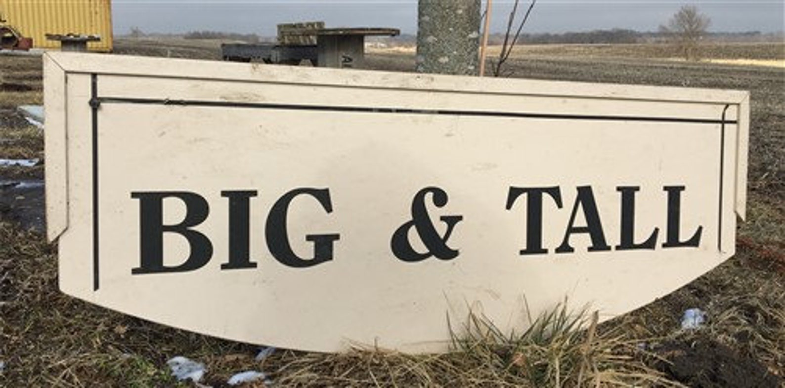 Big & Tall Sign Vintage 2 Sided Hanging Advertising Sign - Etsy Canada
