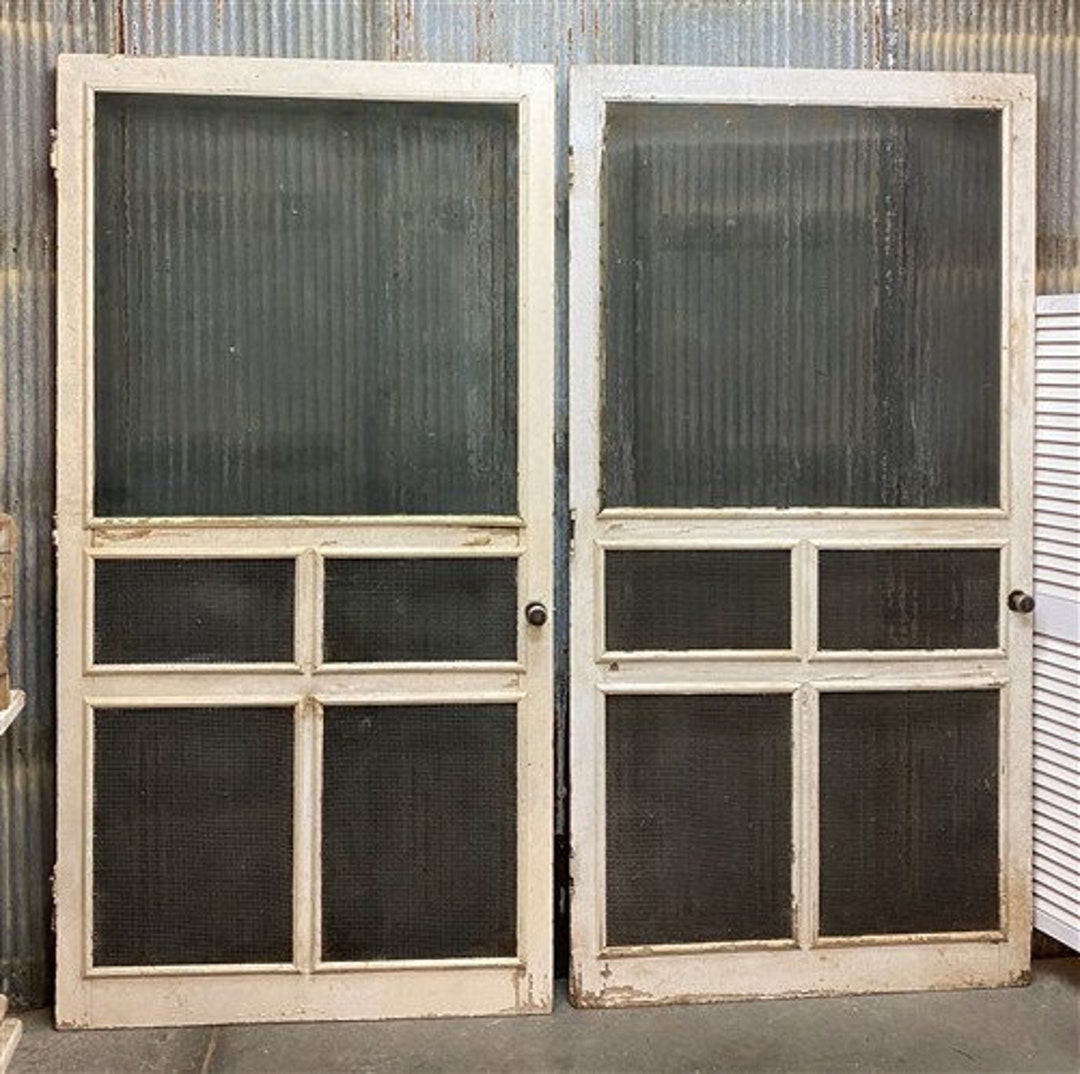Antique American Screen Doors (45.5x88.5), Architectural Salvage ...