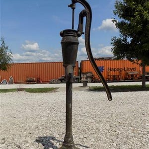 Well Water Pump, Cast Iron Cistern, Windmill Pitcher Pump, Peters Pump ...