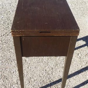 Singer Sewing Machine Cabinet Empty Unknown Model Modify to Fit 221 301 ...