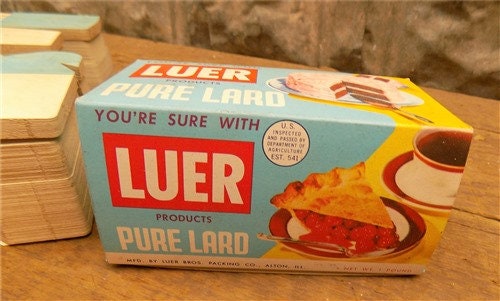 Art & Collectibles Collectibles Vintage Pure Luer Lard Box Nos Empty ...