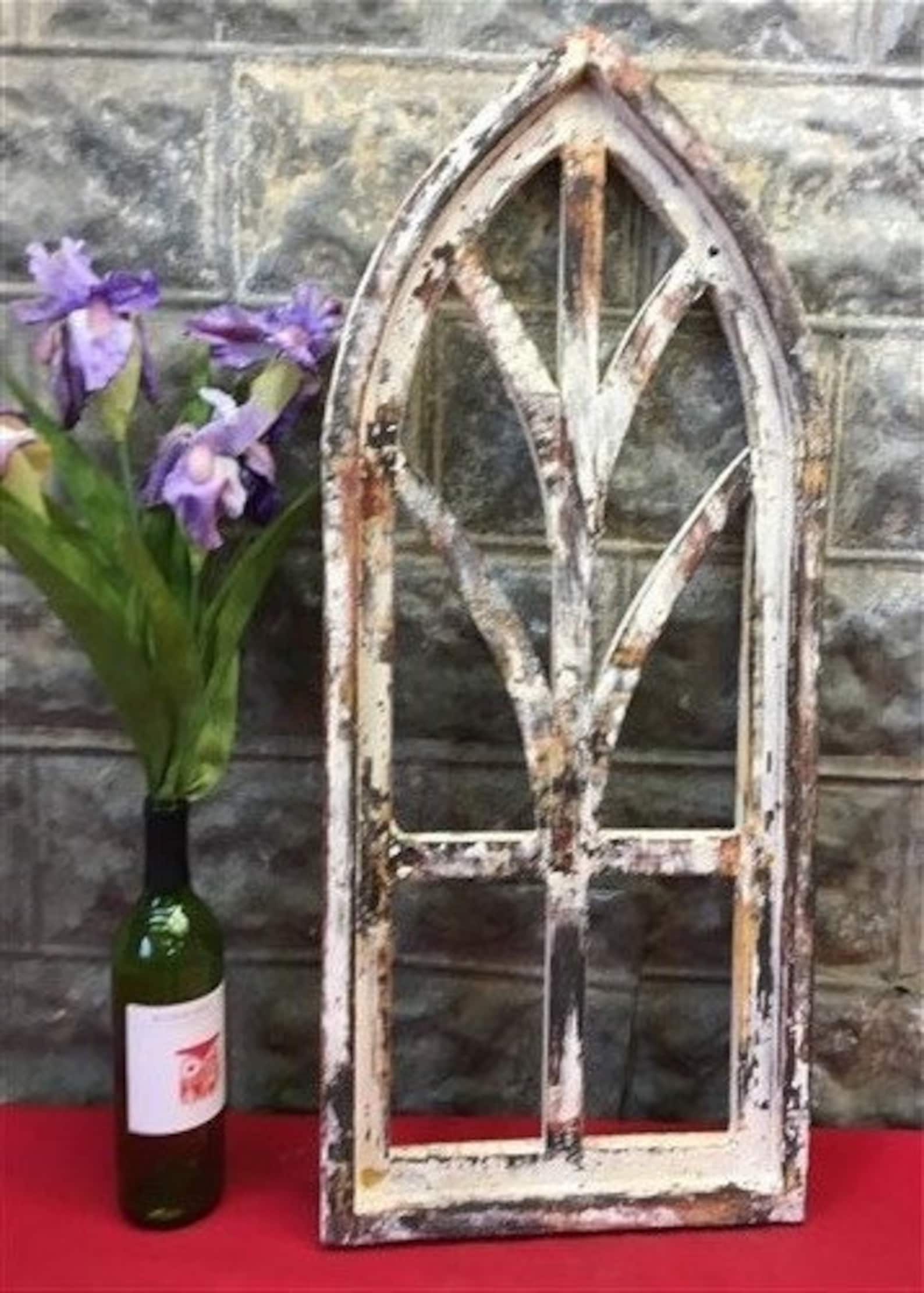 Rustic Arched Farmhouse Window Frame Faux Window Frame Wall - Etsy