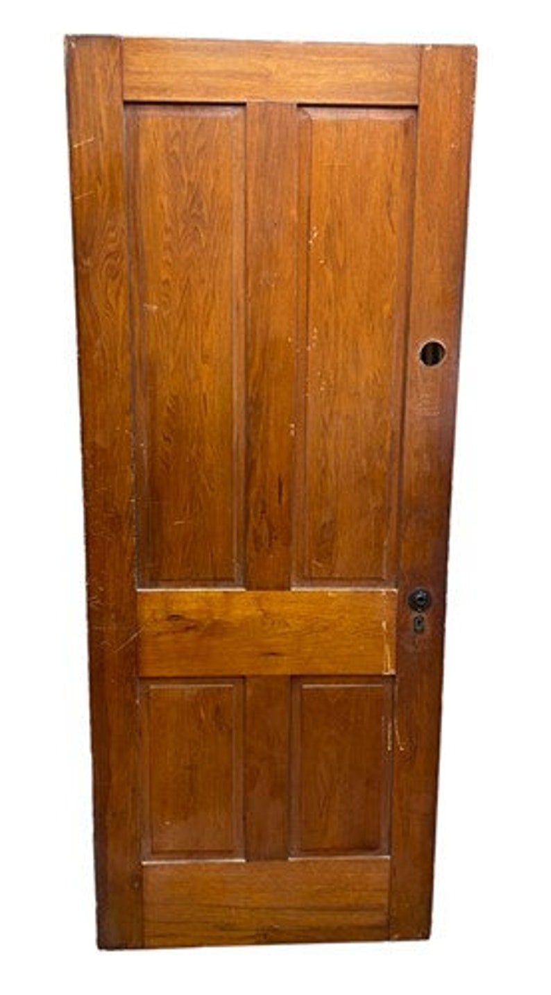 Vintage American Door (32x79) Four Panel Interior Door, Architectural ...