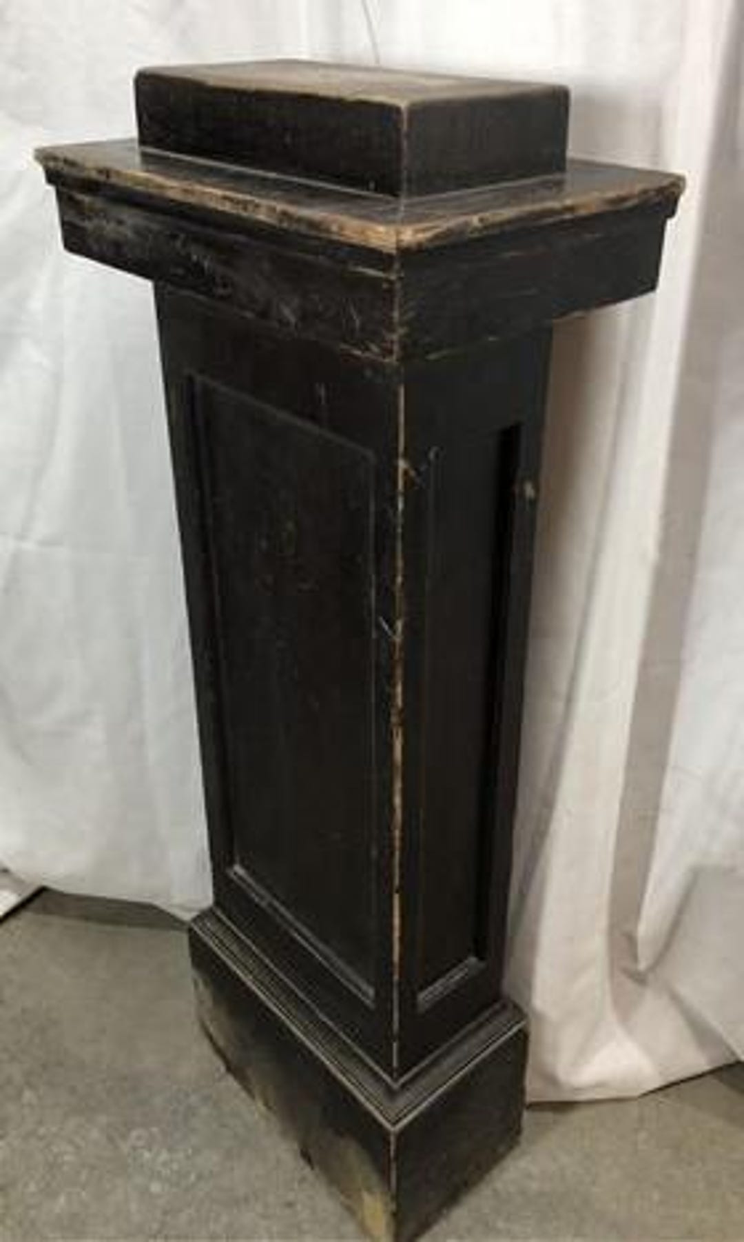 Newel Post Porch Column, Wood Architectural Salvage Repurpose Railing ...