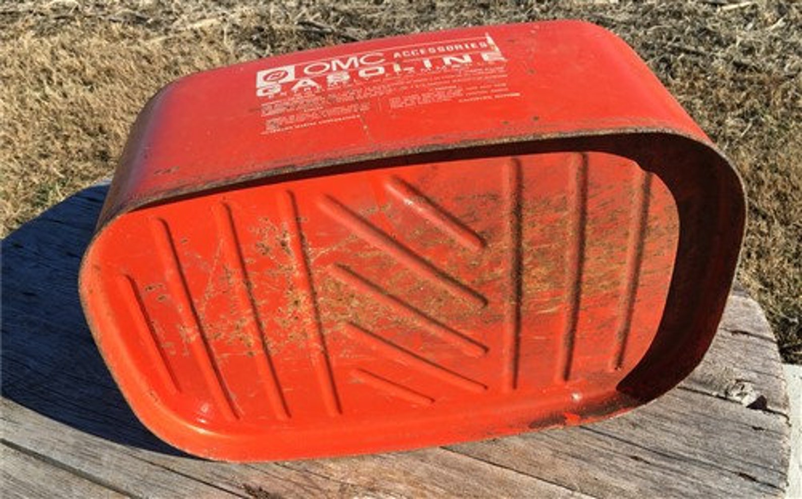 6 Gallon OMC Gasoline Gas Fuel Tank, Vintage Outboard Boat Motor Gas ...