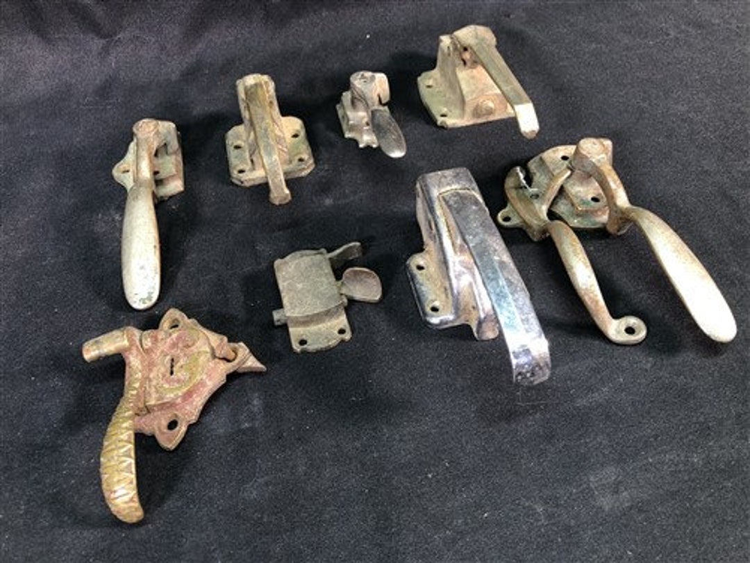 Ice Box Hardware, Vintage Latch Door Hinge, Salvage Cooler Chest Handle ...