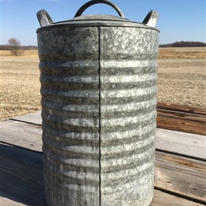 Western Field Hawthorne Galvanized Tin 5 Gallon Water Cooler, Vintage ...