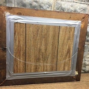 Vintage Wooden Frame 27 X 23, Rectangular Photo Frame, Vintage ...