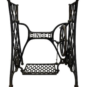 Treadle Sewing Machine, Cast Iron Base, Industrial Age Singer Steampunk ...