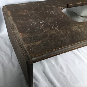 Singer Wood Table Top, Treadle Sewing Machine Base, Cabinet Part ...
