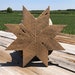 20" Amish Made Wooden Star, Reclaimed Barn Wood Star Rustic Farmhouse ...