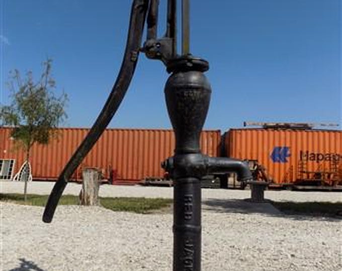 Antique Goulds Cast Iron Manual Well Pump OFF GRID Farm House Old Water ...