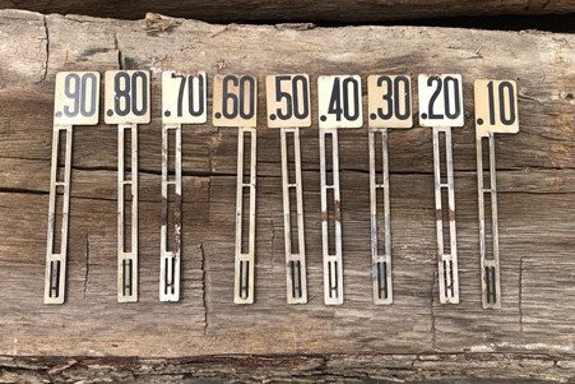 NCR National Cash Register Window Price Display Number Parts - Etsy