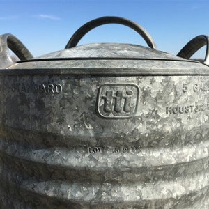 Western Field Hawthorne Galvanized Tin 5 Gallon Water Cooler, Vintage ...