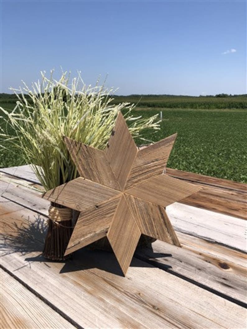 20 Amish Made Wooden Star Reclaimed Barn Wood Star - Etsy