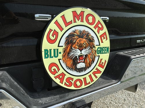 Gilmore Gasoline Blu Green Sign Metal Advertising Sign - Etsy