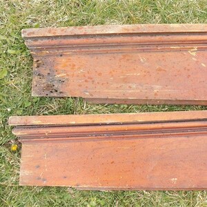 Pair Crown Molding Headers, Trim Door Window Pediment Architectural ...